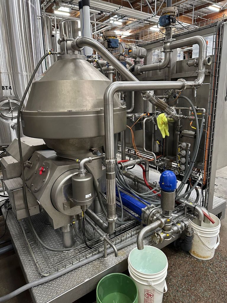 Alfa-Laval BREW 350 hermetic beer clarifier module, 316SS ...