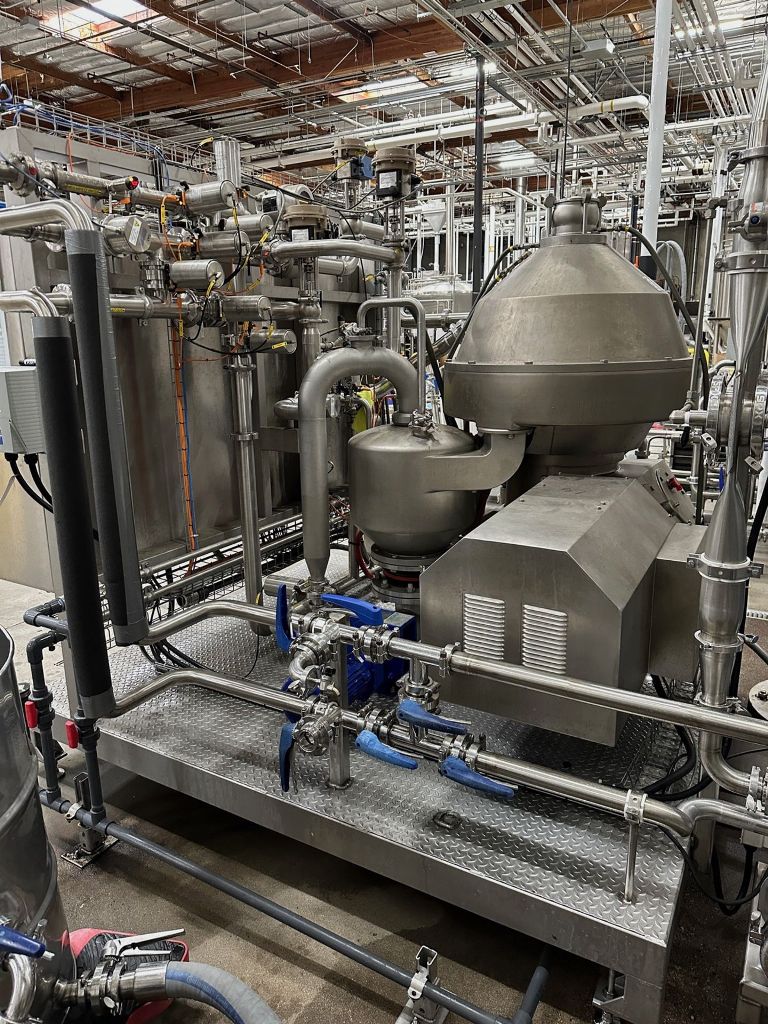 Alfa-Laval BREW 350 hermetic beer clarifier module, 316SS ...