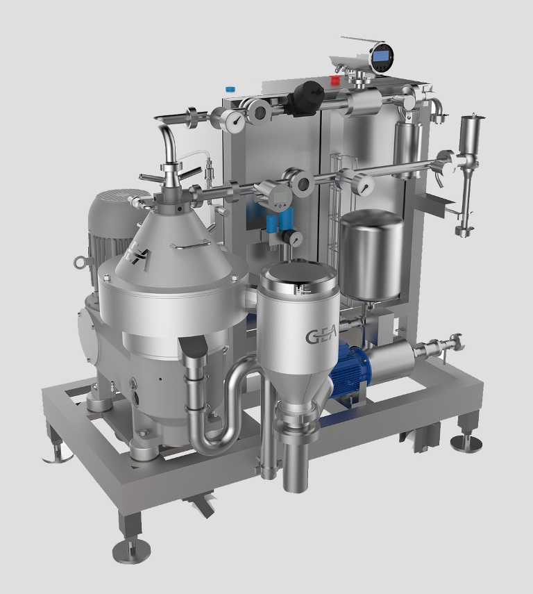 GEA Westfalia Brewpub beer clarifier skid, 316SS. | | | Centrifuges ...