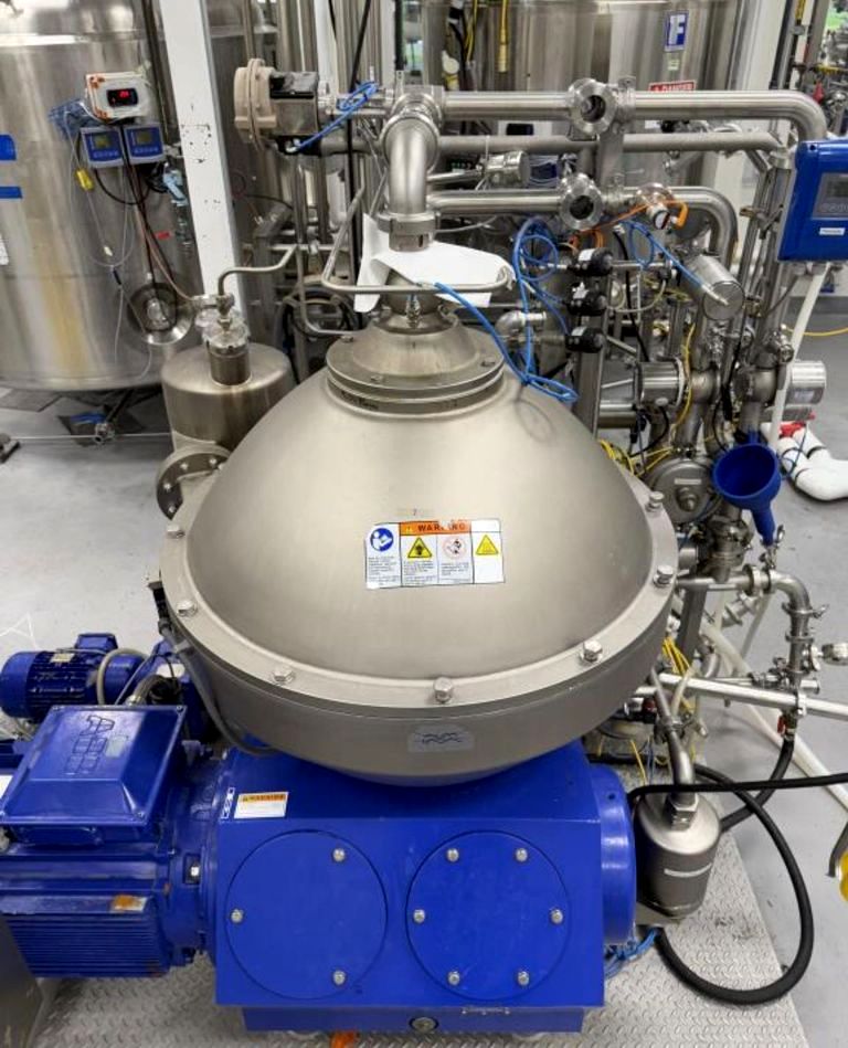 Alfa-Laval BREW 301 hermetic clarifier module, 316L SS ...