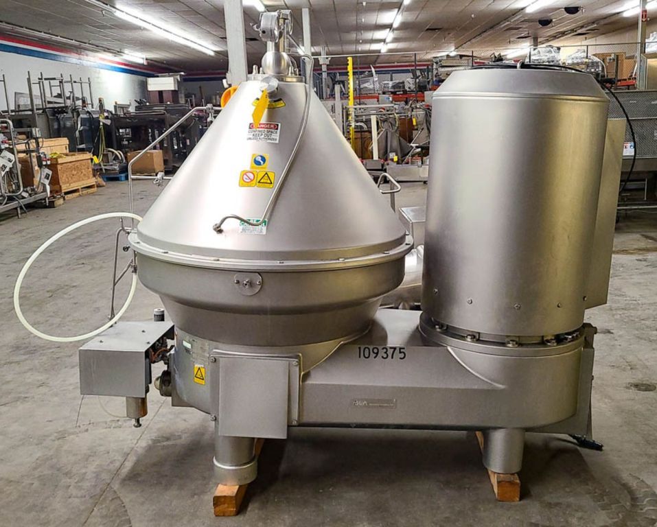 Westfalia MSE 300-96-777 whey clarifier, 316SS. | | | Centrifuges ...
