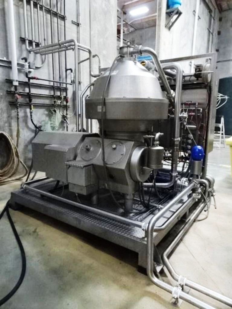 Alfa-Laval BREW 350 hermetic beer clarifier module, 316SS ...