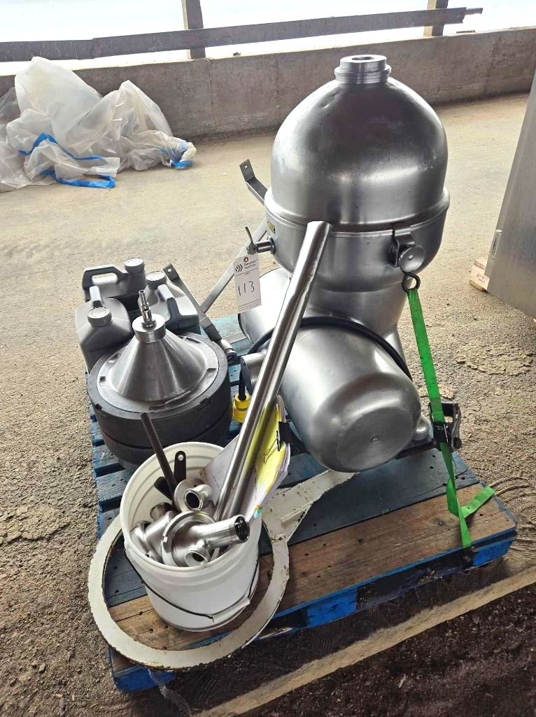 Alfa-Laval 392 cold milk separator, 316SS. | | | Centrifuges | Sanders ...