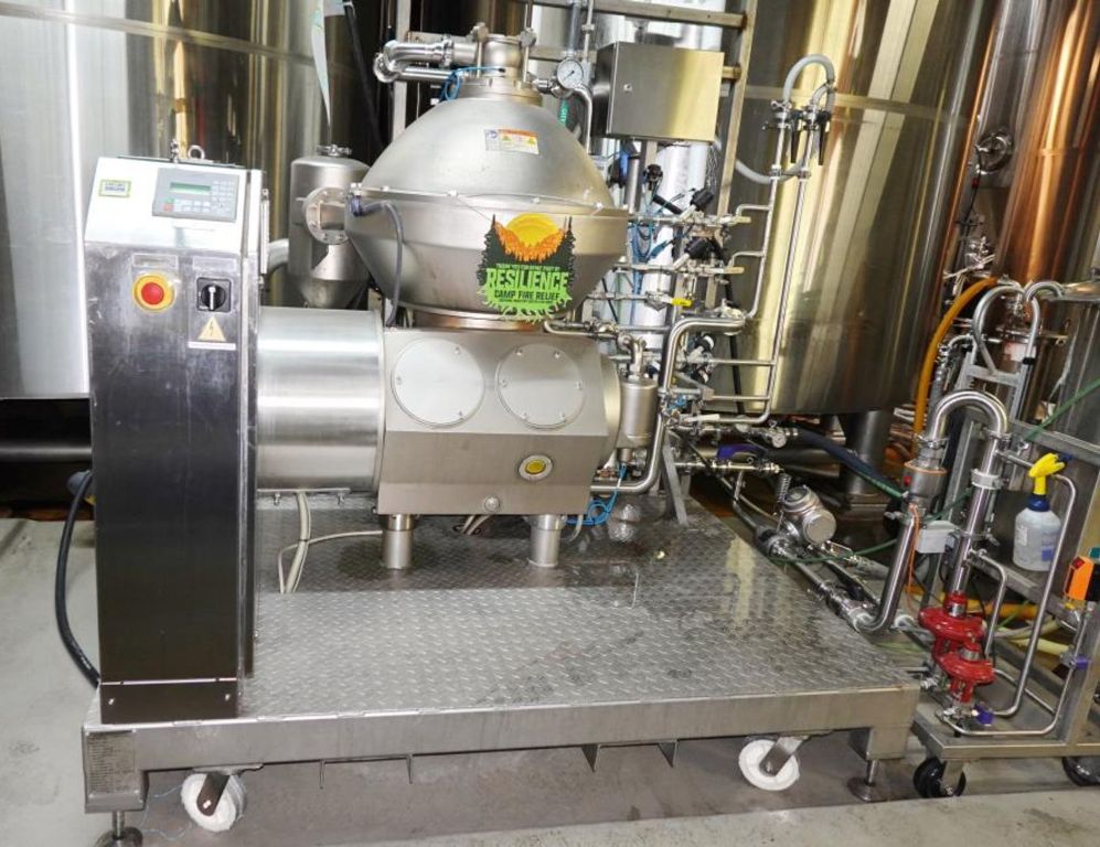 Alfa-Laval Brew 250 hermetic clarifier centrifuge module, 316SS ...