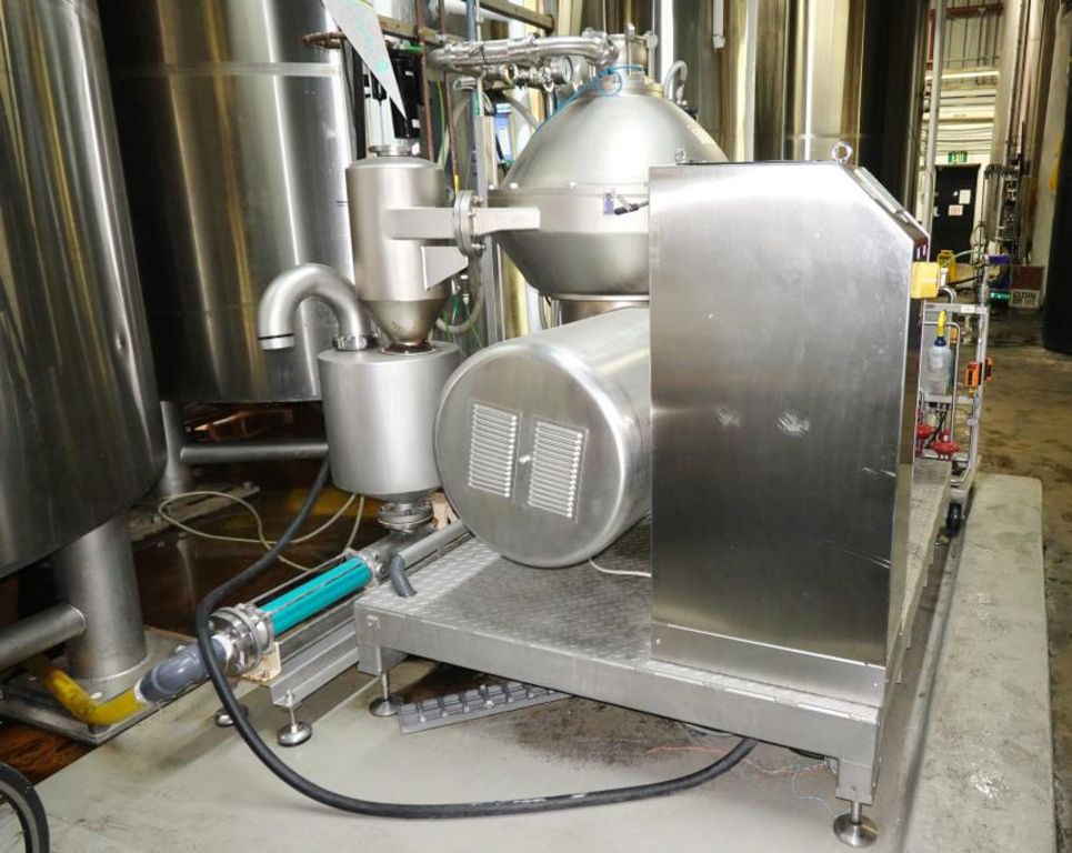 Alfa-Laval Brew 250 hermetic clarifier centrifuge module, 316SS ...