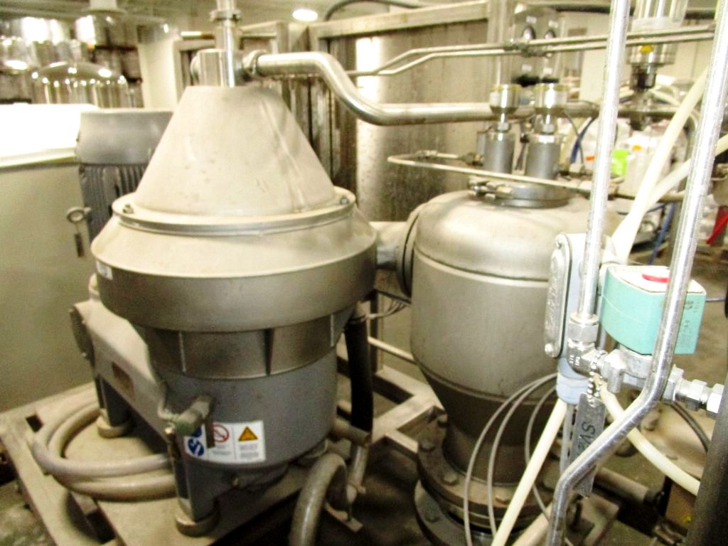 GEA Westfalia HB05 craft cider clarifier skid, 316SS. | | | Centrifuges ...